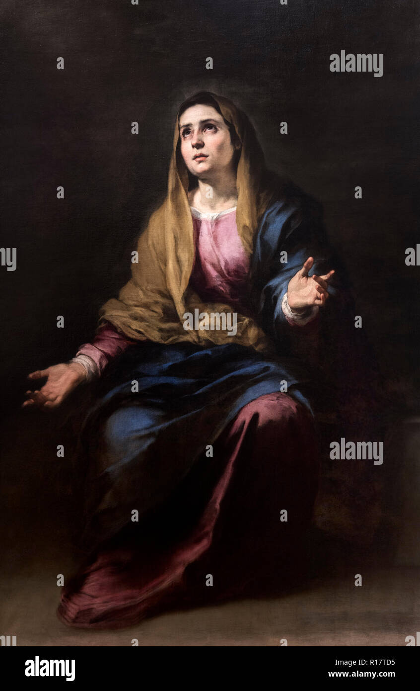 Bartolome esteban murillo mary hi-res stock photography and images - Alamy