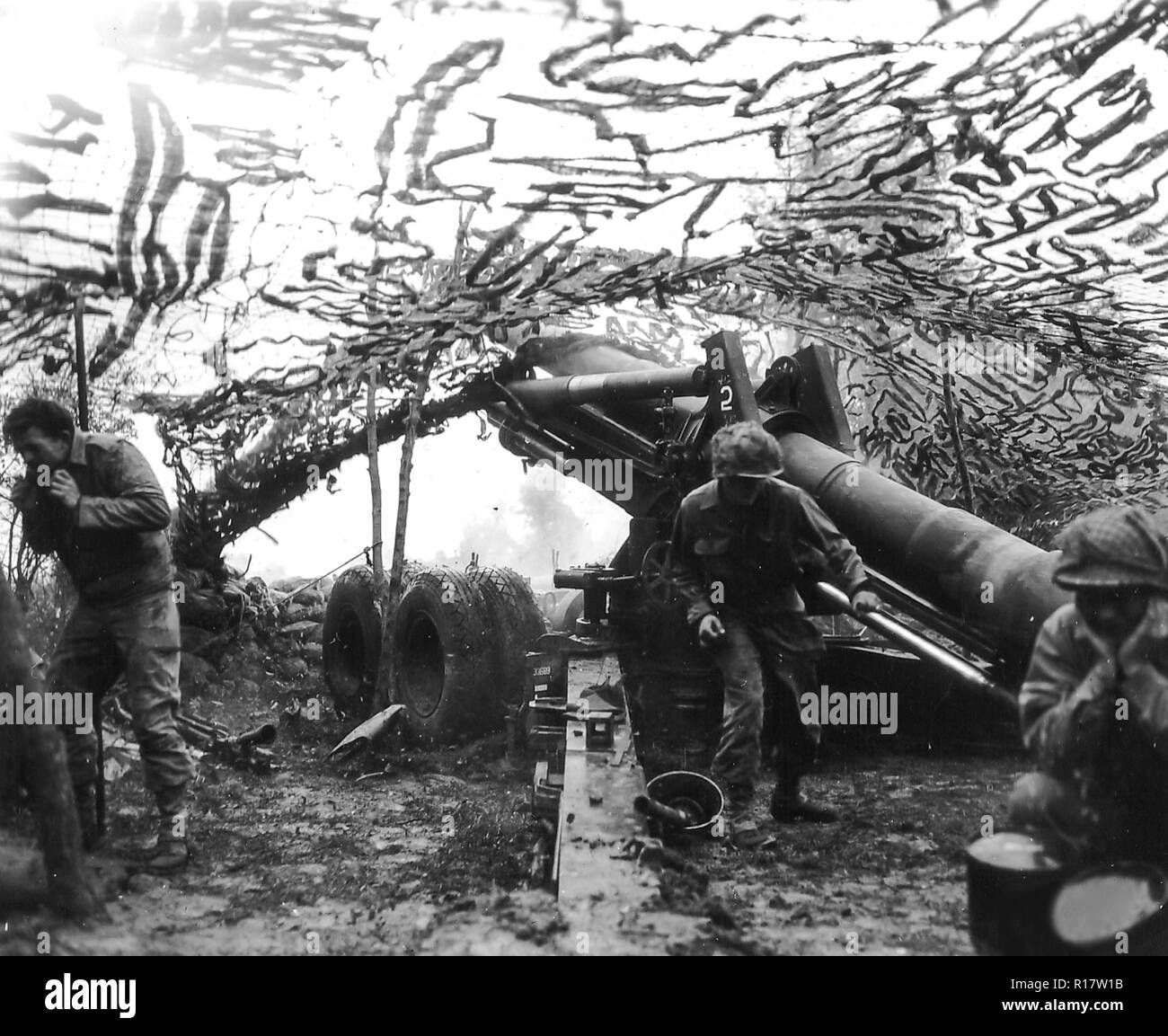 Normandy, France, June 1944. Allied soldiers fighting in the ...