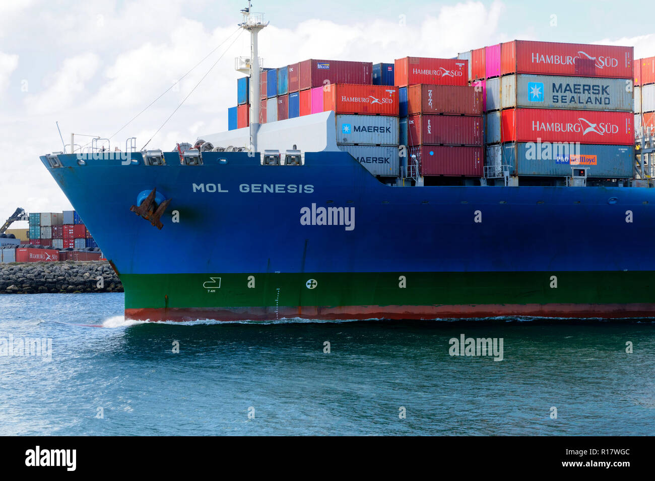 Mol container ship hi-res stock photography and images - Alamy
