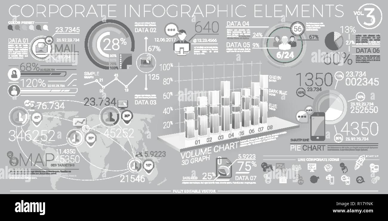 Infographic white hi-res stock photography and images - Alamy