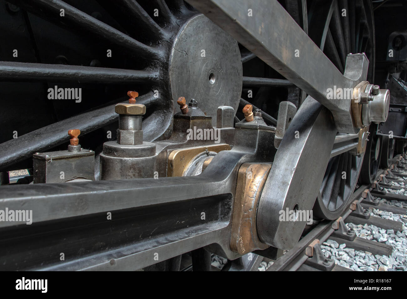 Steam locomotive wheel hi-res stock photography and images - Alamy