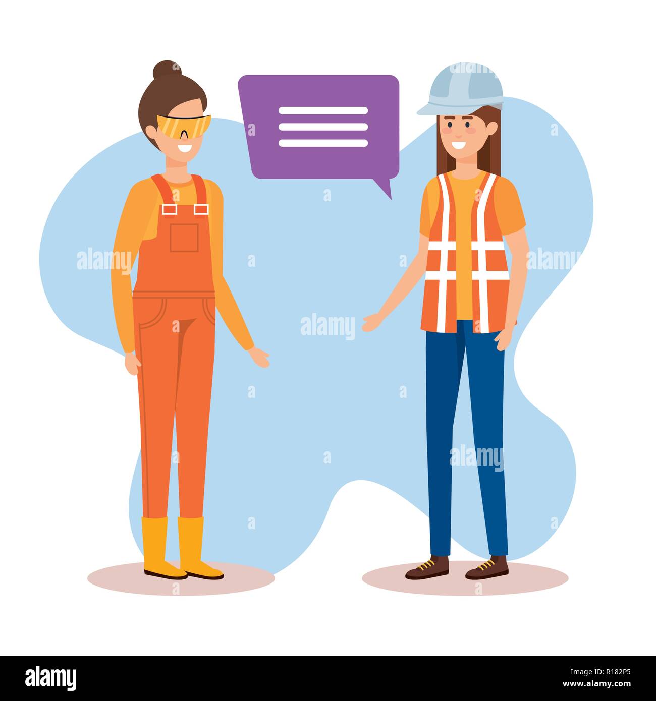Technical support person talking Cut Out Stock Images & Pictures - Alamy