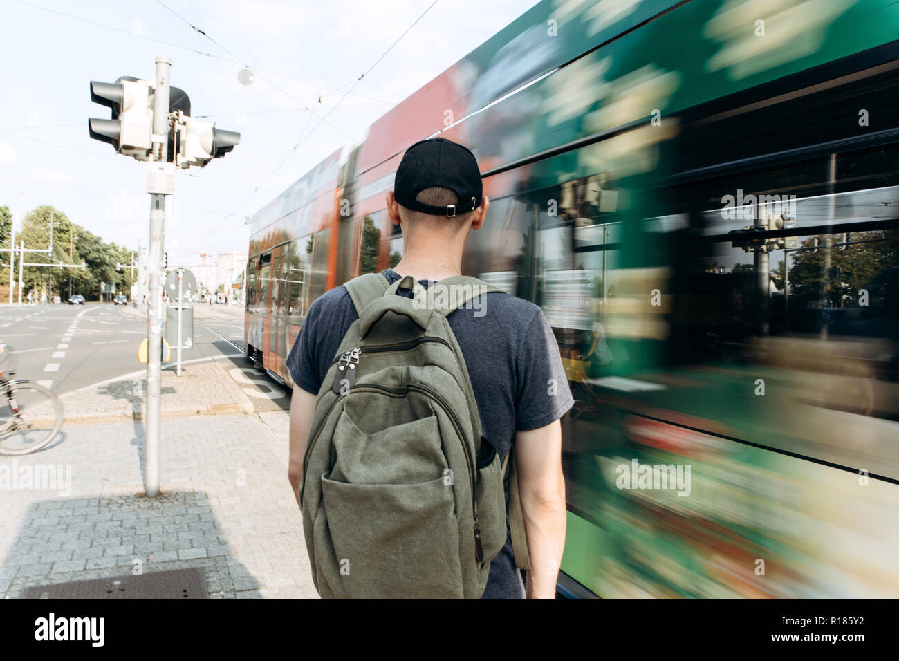 Man standing at crossroads hi-res stock photography and images - Alamy