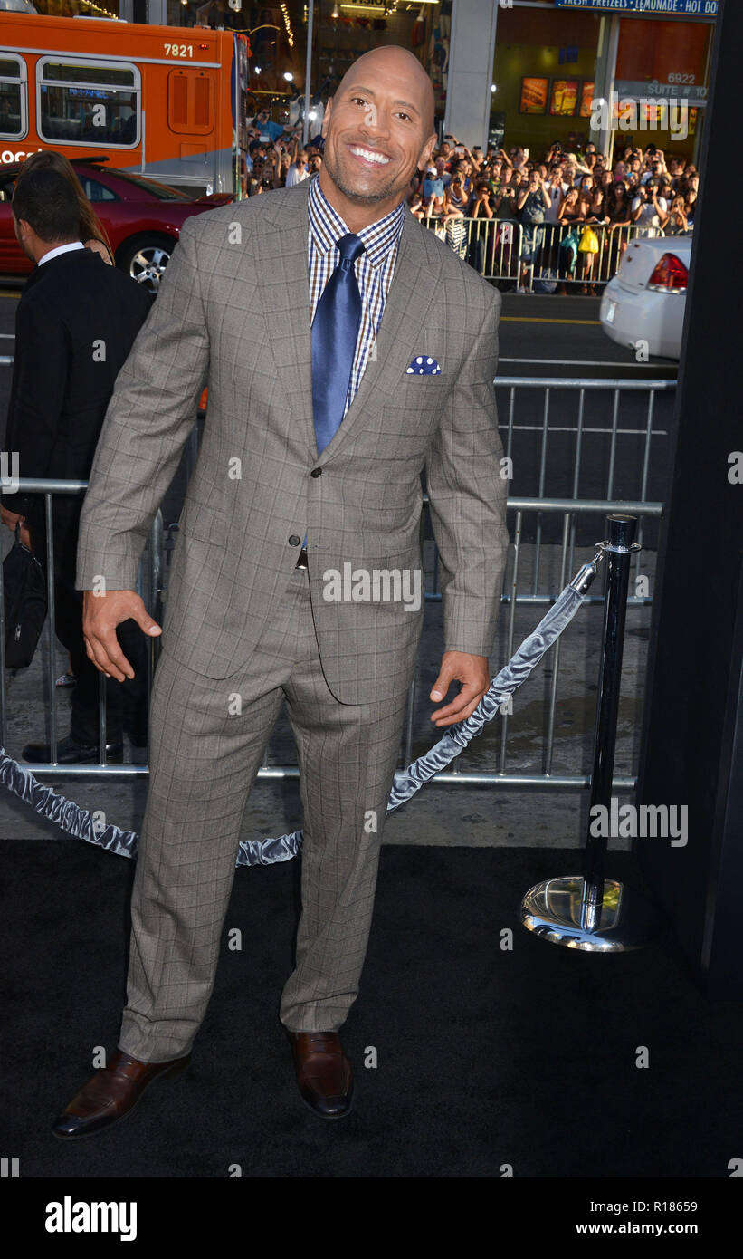 Dwayne Johnson at the Hercules Premiere at the TCL Chinese Theatre in ...