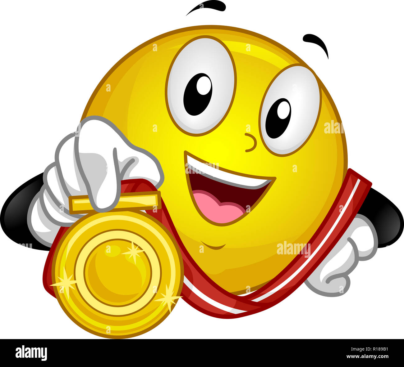 Gold medal cutout hi-res stock photography and images - Alamy