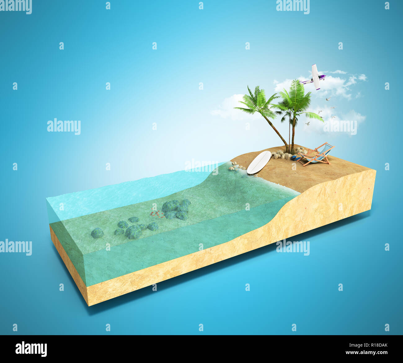 Underwater cross section hi-res stock photography and images - Alamy
