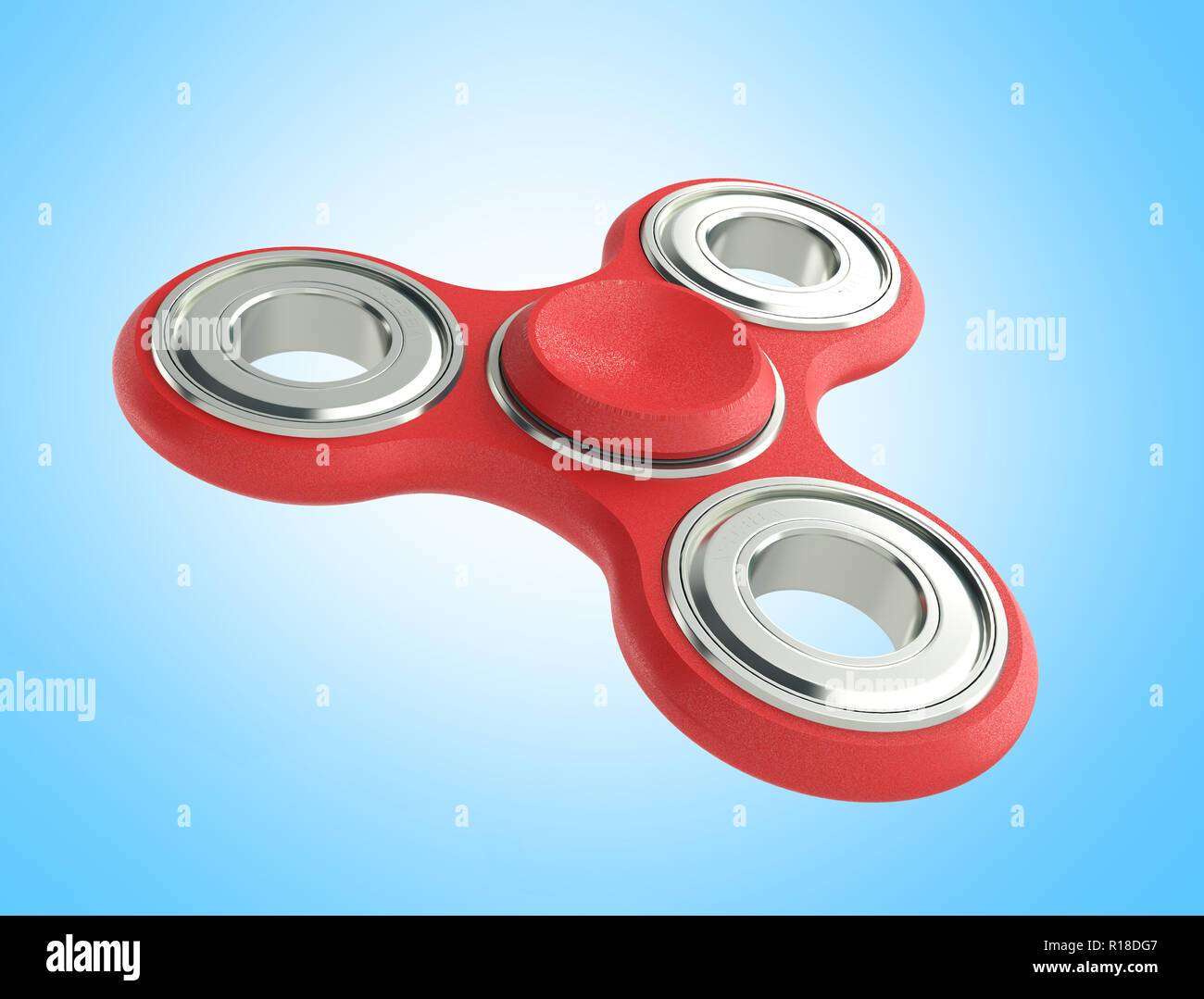 Hand Spiner 3d render on blue background Stock Photo - Alamy