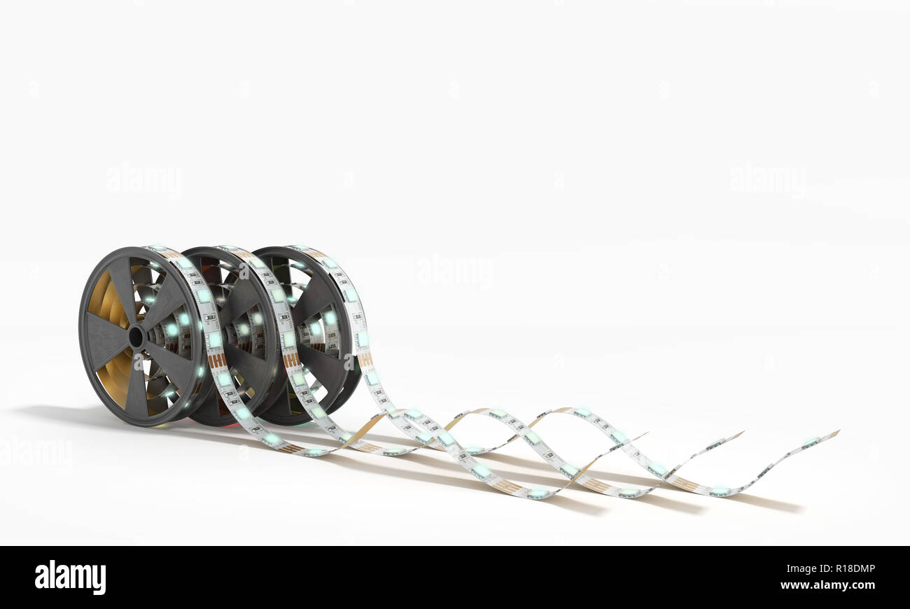 3d light garland new Cut Out Stock Images & Pictures - Alamy