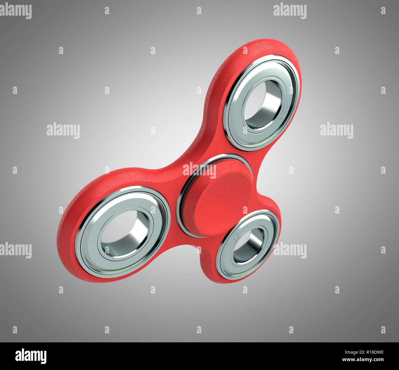 Hand Spiner 3d render on grey background Stock Photo - Alamy