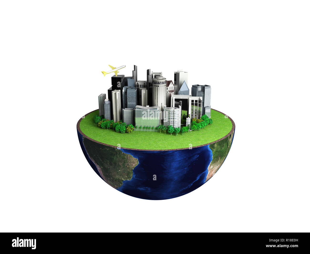 Urbanization Cut Out Stock Images & Pictures - Alamy