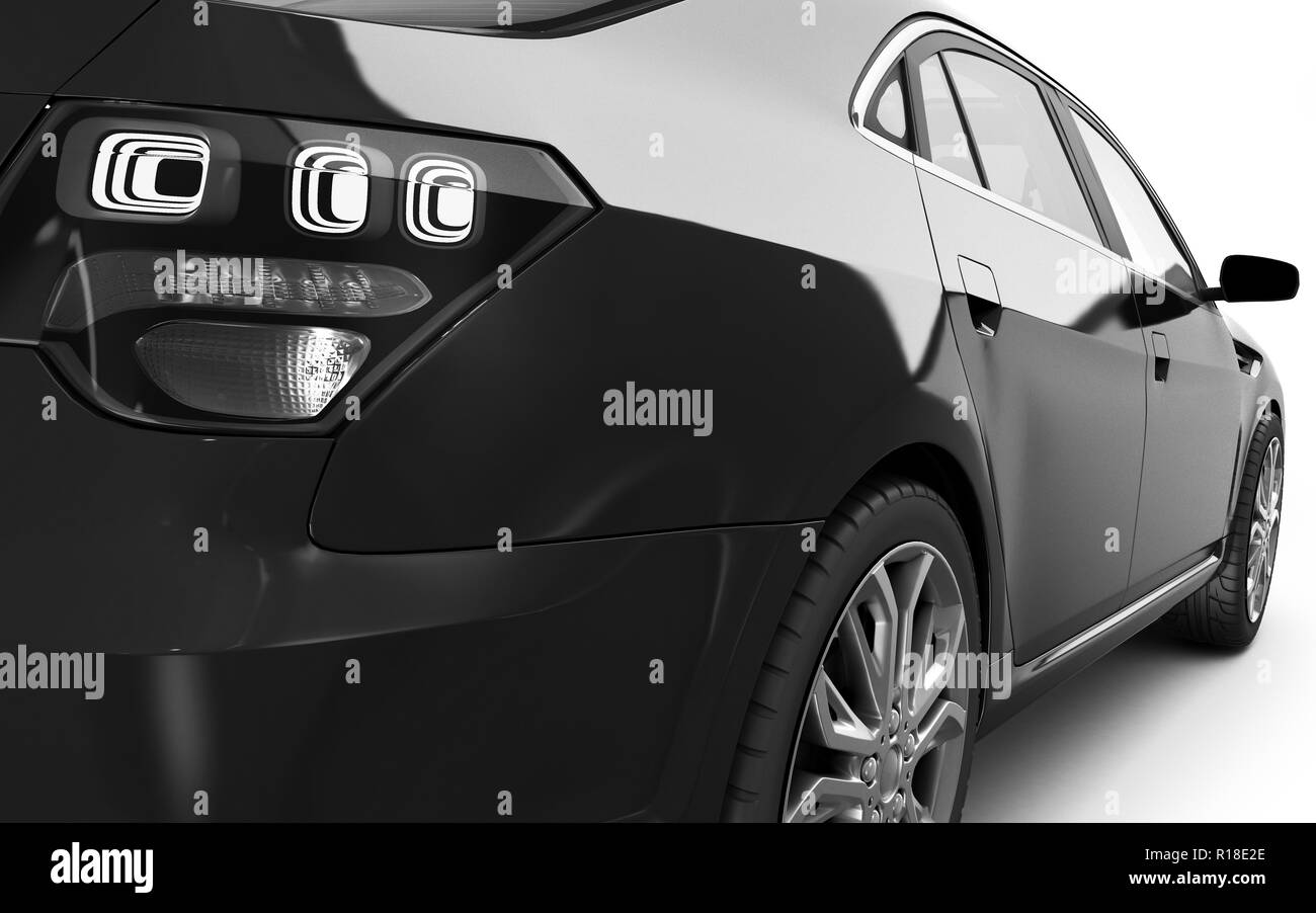 Car Front View Black and White Stock Photos & Images - Alamy