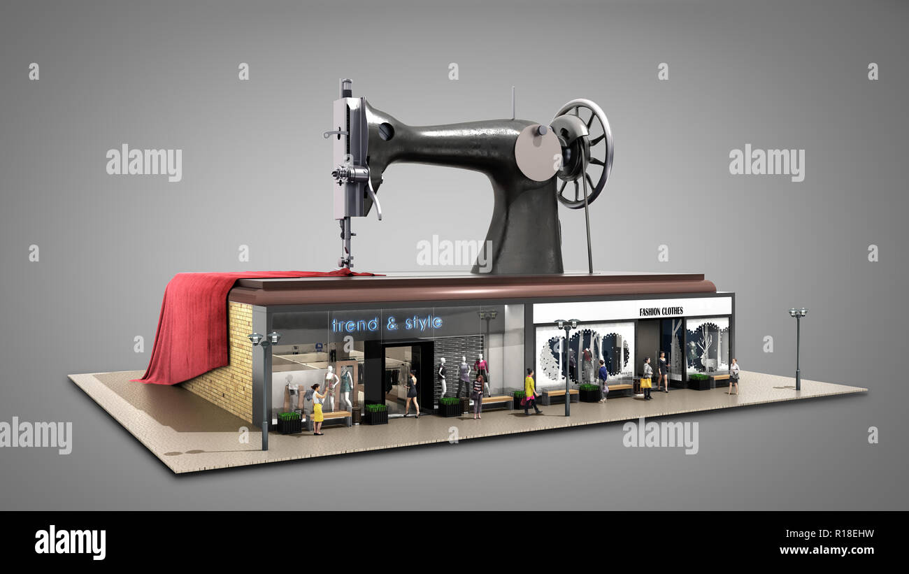 garment industry a concept for the production of branded clothes sewing ...