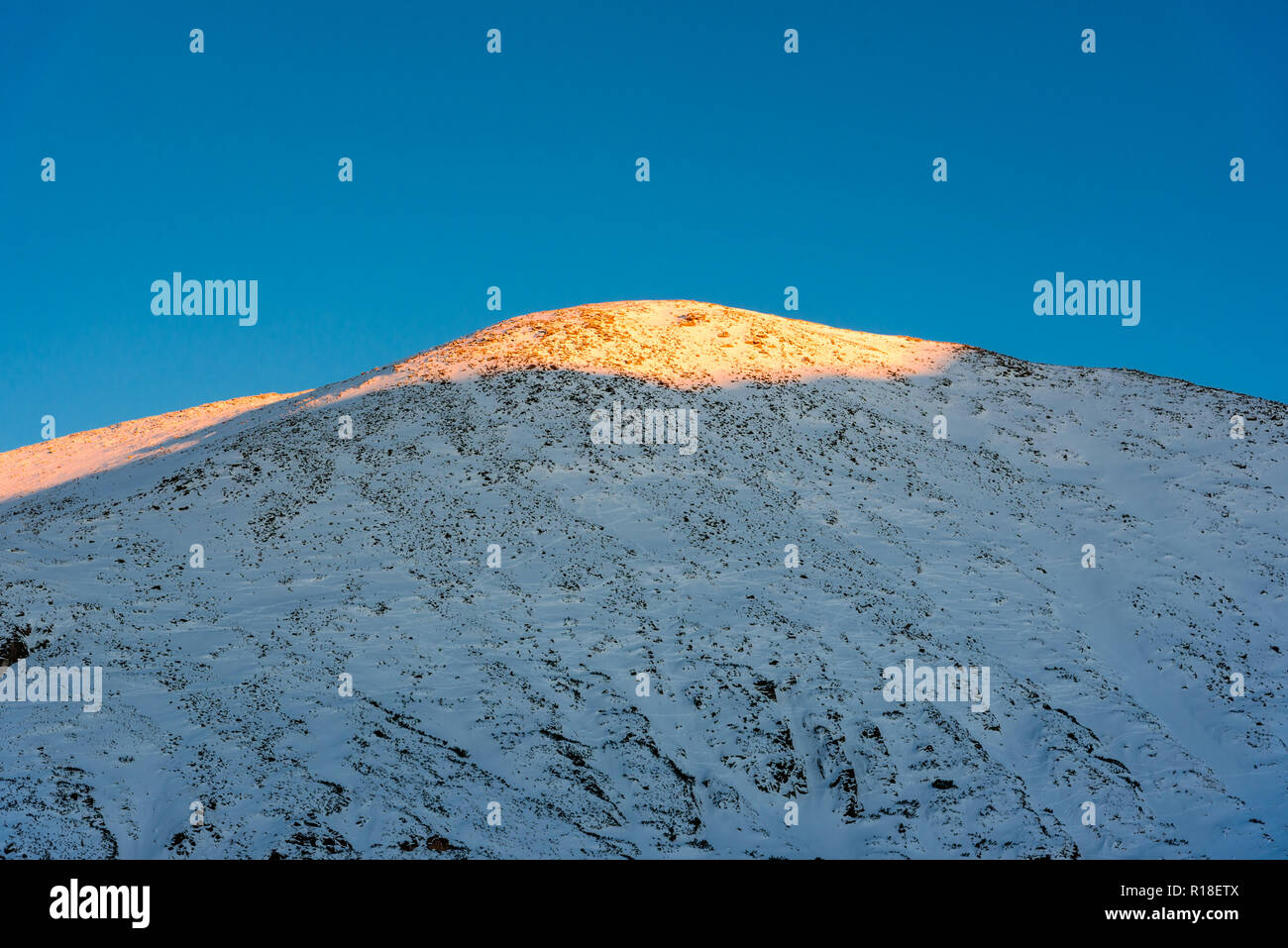 Winter view from Musala peak - the highest point of the Balkan ...