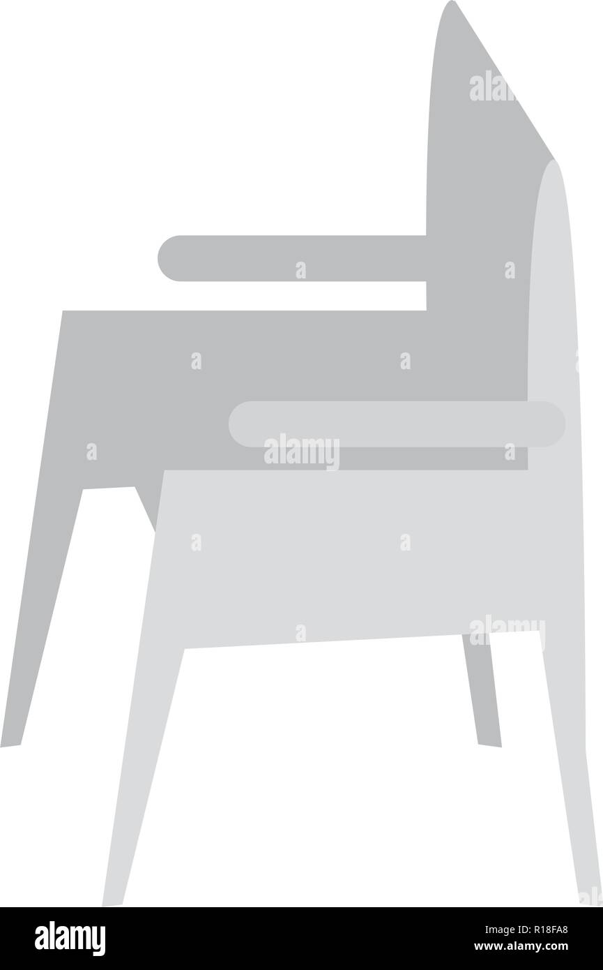 chair icon over white background, vector illustration Stock Vector ...