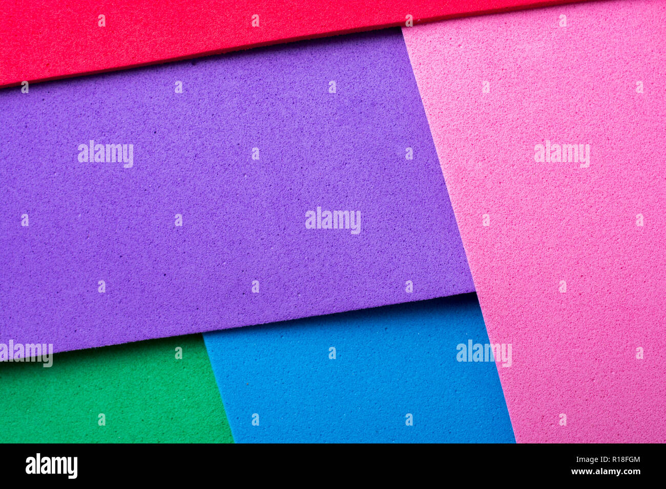 Material design colorful layers in geometric colorful overlap Stock ...