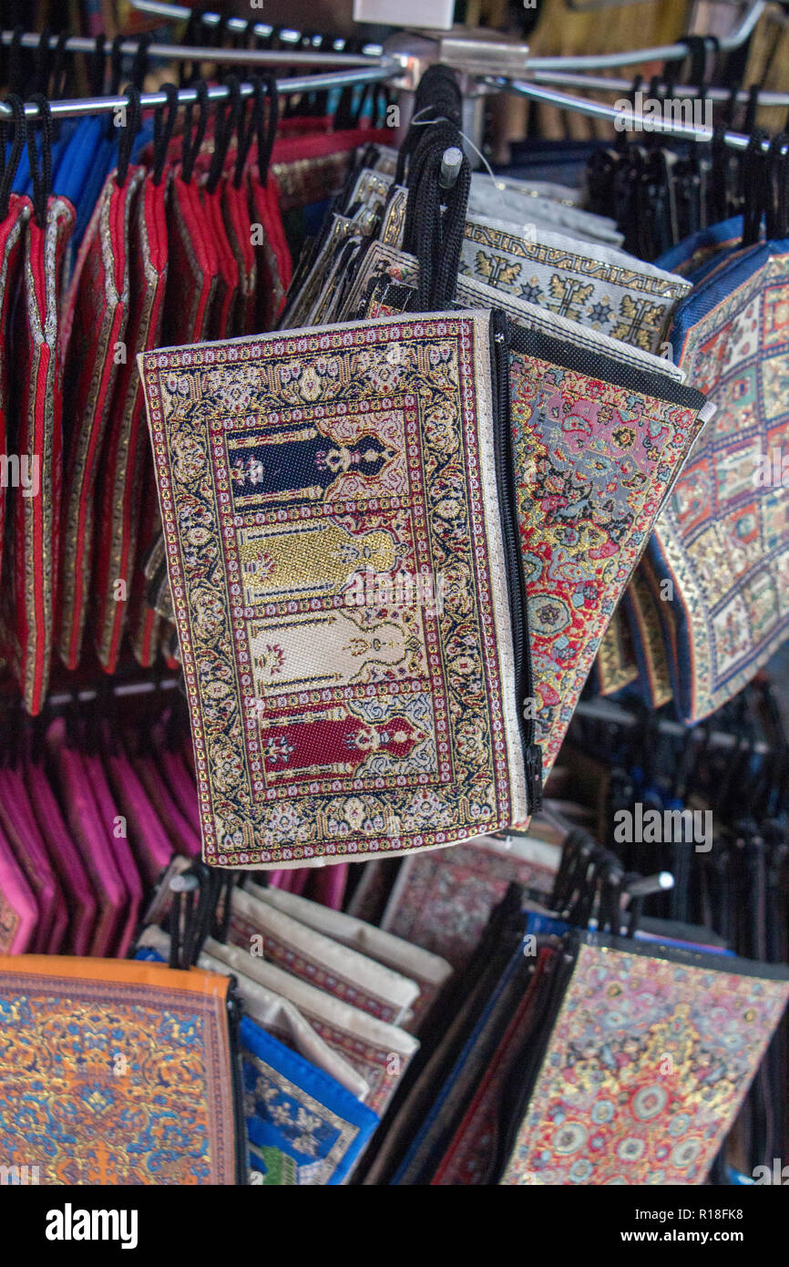 Traditional style handmade woven bags of fabric Stock Photo - Alamy