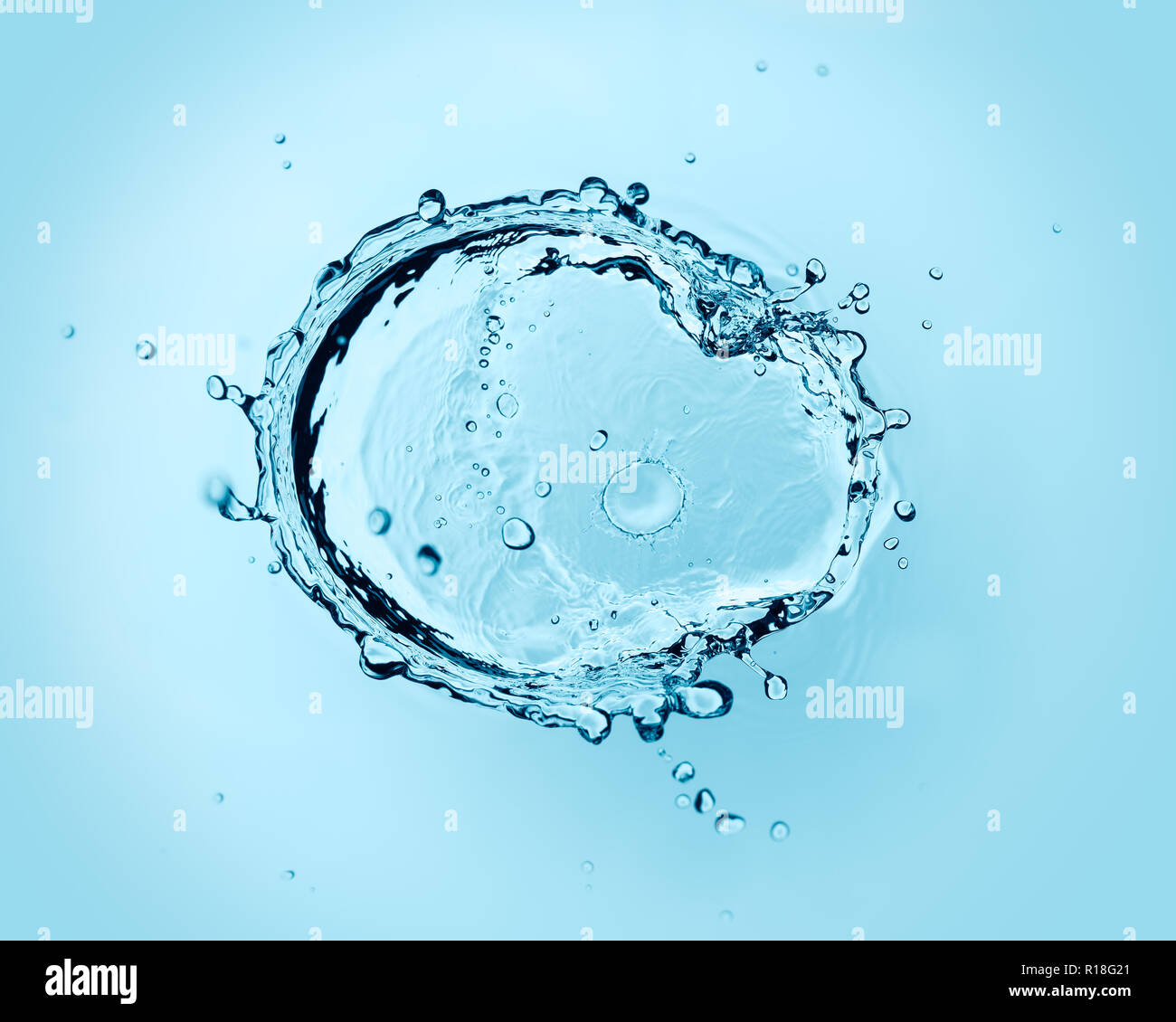 Water Splash closeup from Top View,, abstract art Stock Photo - Alamy
