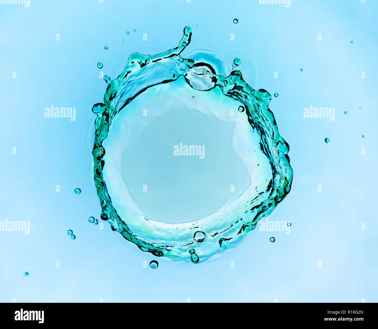 Water Splash closeup from Top View,, abstract art Stock Photo - Alamy