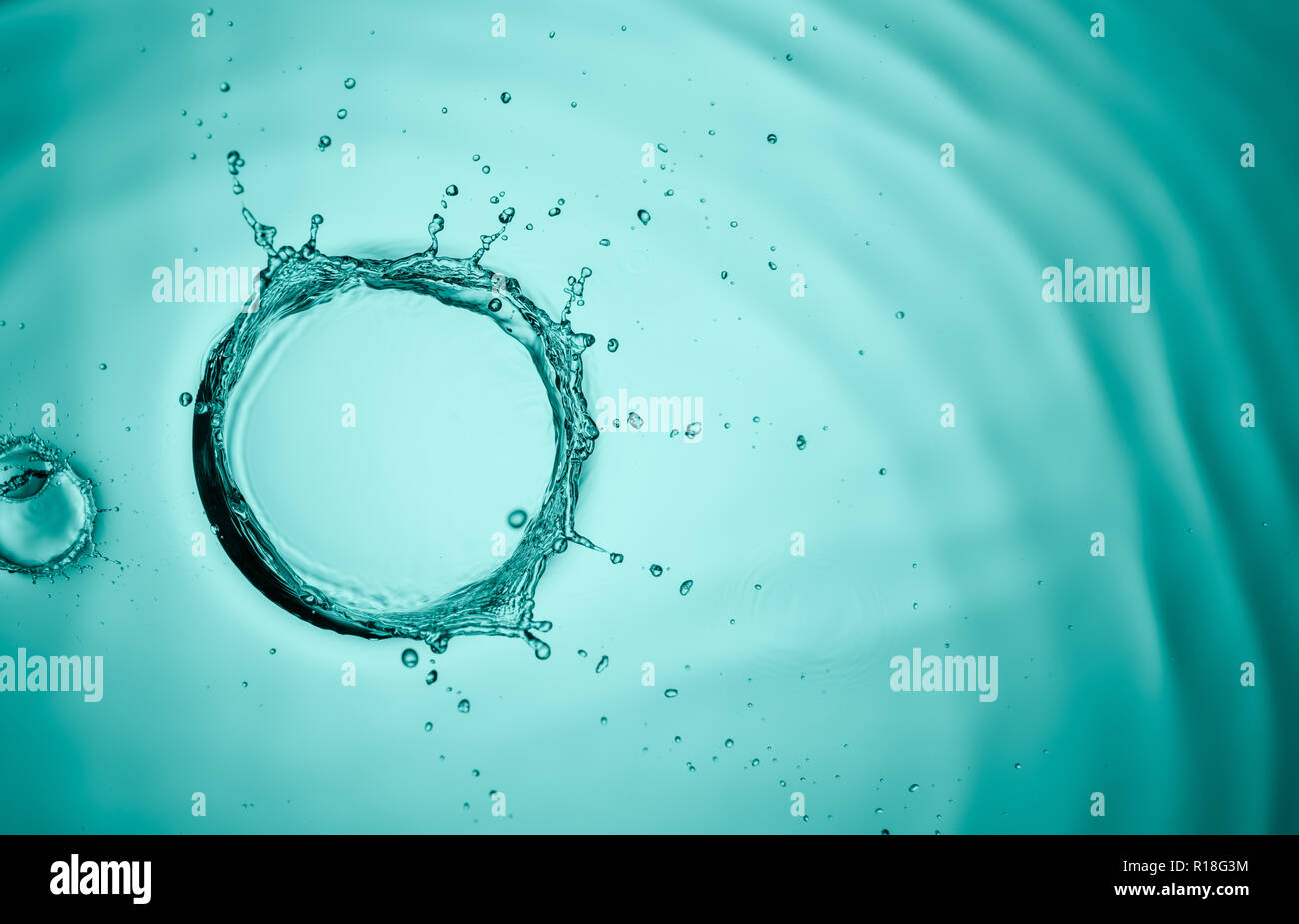 Water Splash closeup from Top View,, abstract art Stock Photo - Alamy