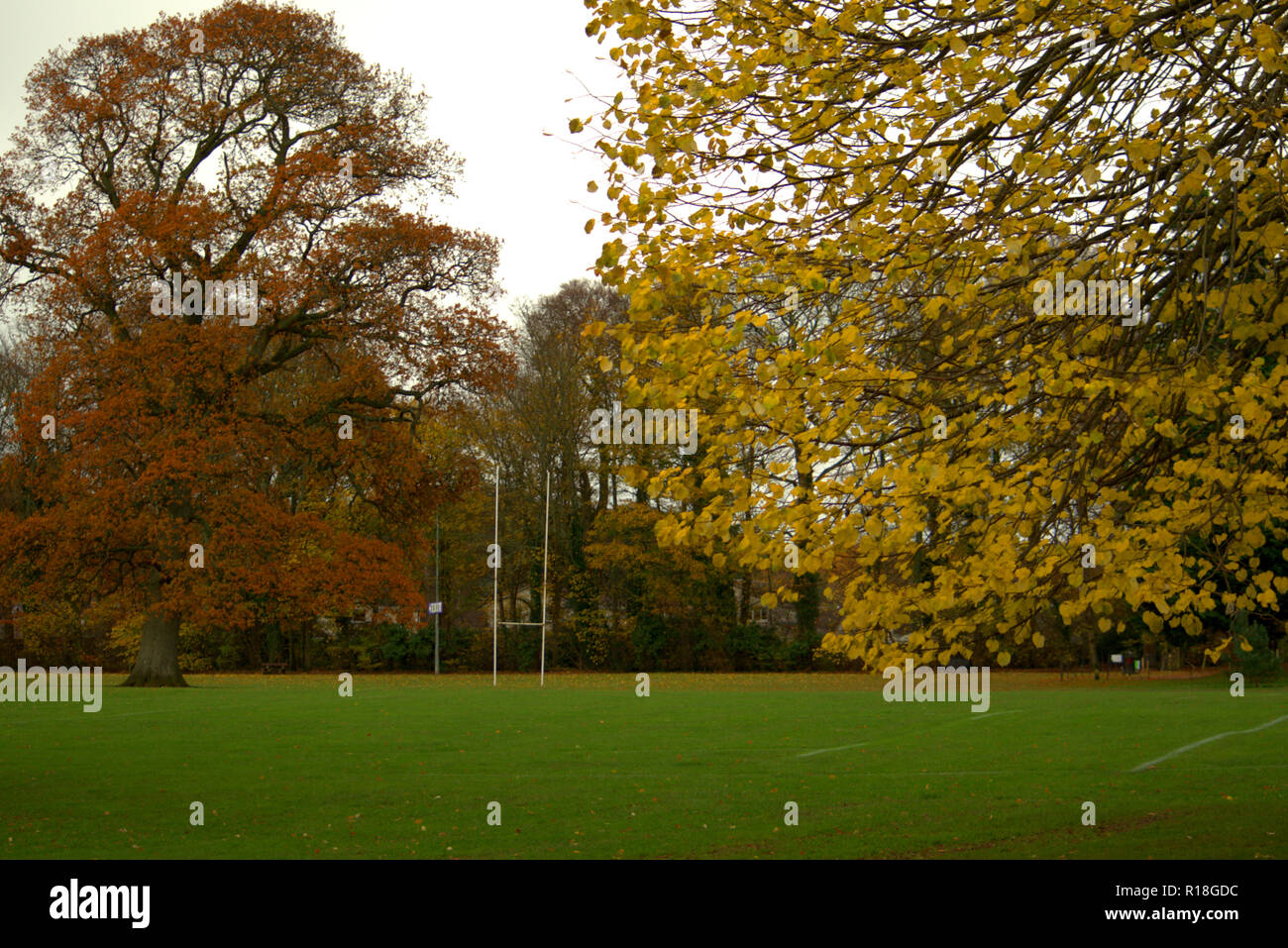 Rozelle Park, Ayr, Scotland in Autumn colours Stock Photo - Alamy
