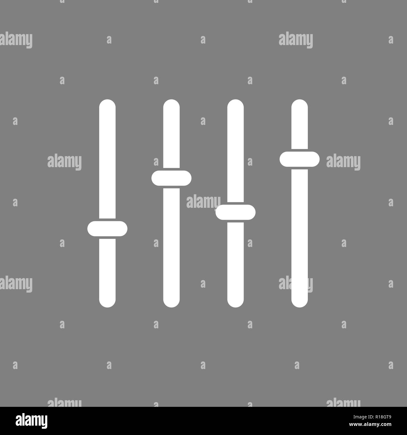Graphic equalizer mixer Stock Vector Images - Alamy