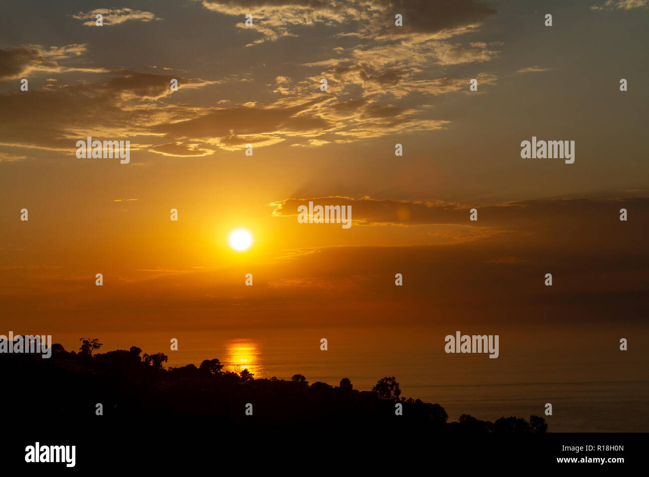 Summer sunset sky view hi-res stock photography and images - Alamy