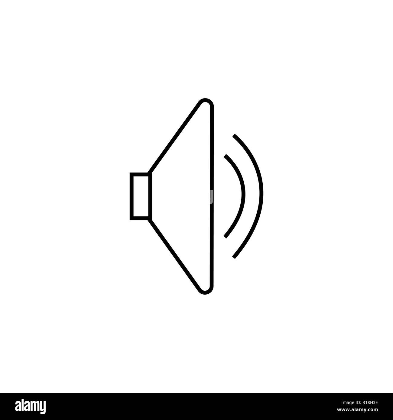 Sound icon, speaker icon. Sound vector icon, music volume symbol ...
