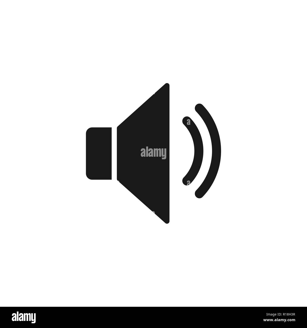 Sound icon, speaker icon. Sound vector icon, music volume symbol ...