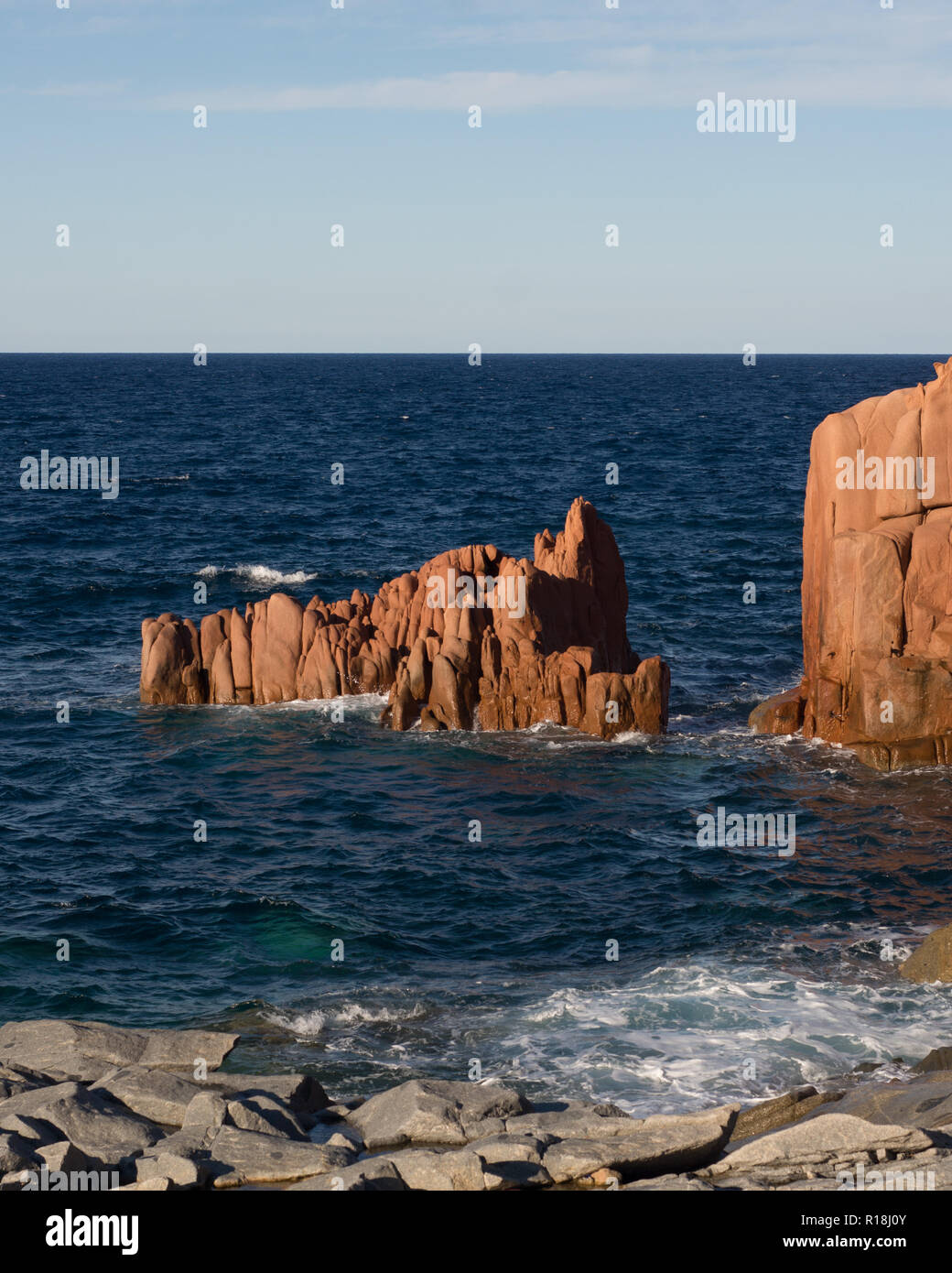 Red rocks arbatax hi-res stock photography and images - Alamy