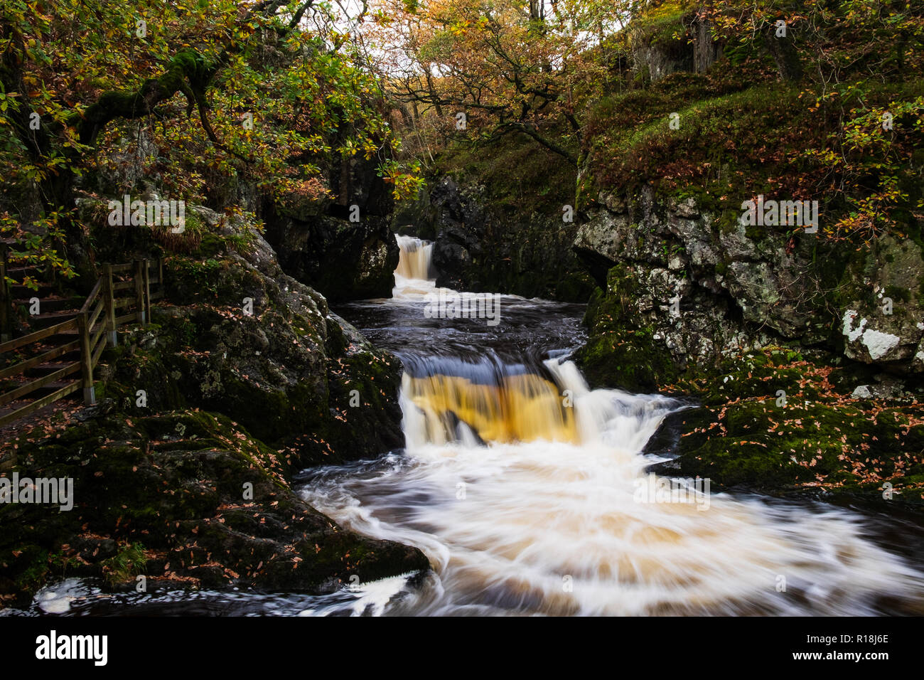 Ingleton waterfalls hi-res stock photography and images - Alamy