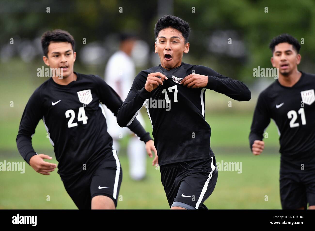 Soccer goal celebration hi-res stock photography and images - Alamy