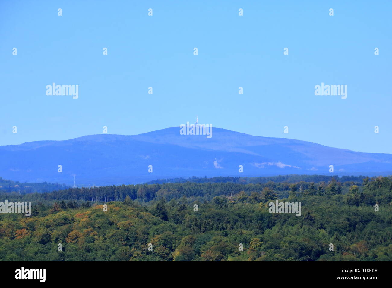 The highest peak of the harz mountains hi-res stock photography and ...