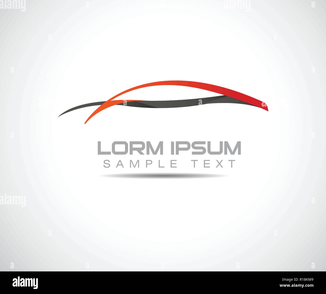 Abstract car sport design concept automotive topics vector logo design ...