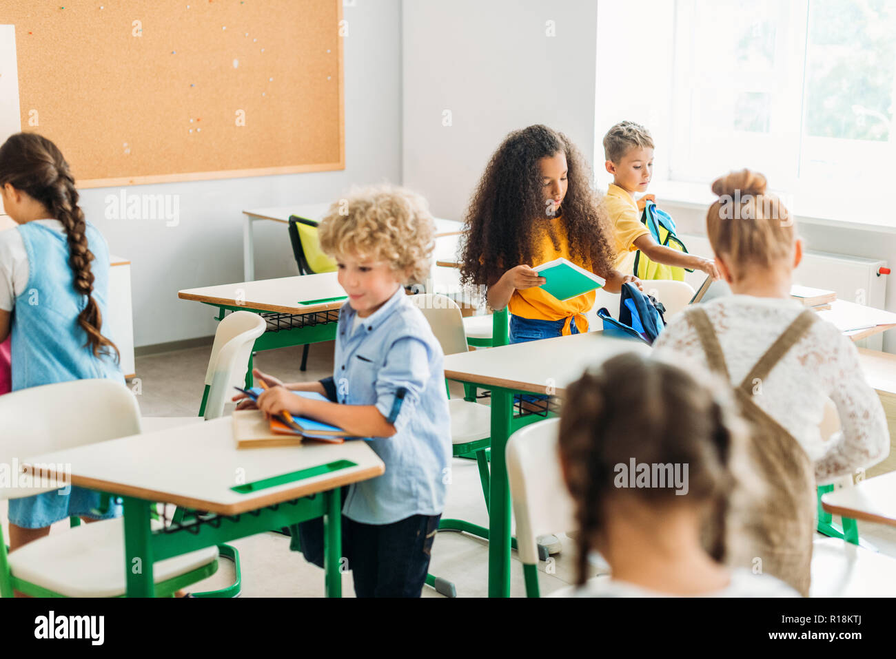 Children getting ready school hi-res stock photography and images - Alamy