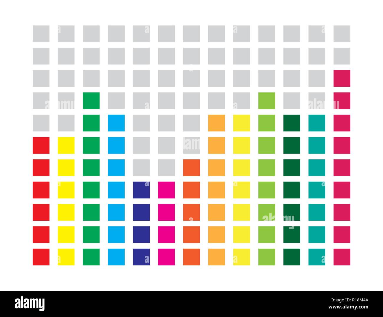 square diagram equalizer chart design isolated on white background ...