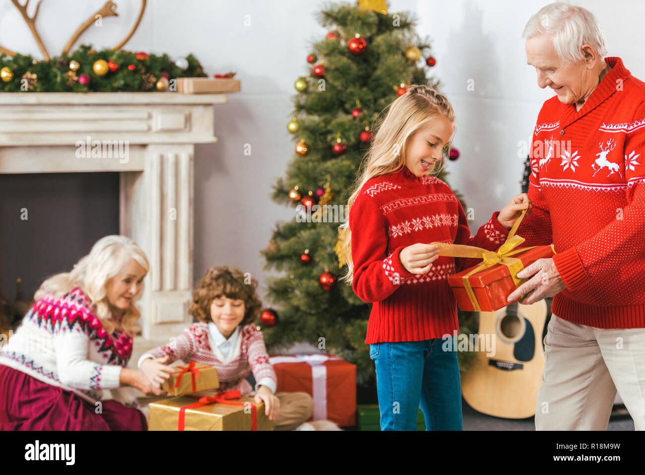 Spending christmastime season time hi-res stock photography and images ...