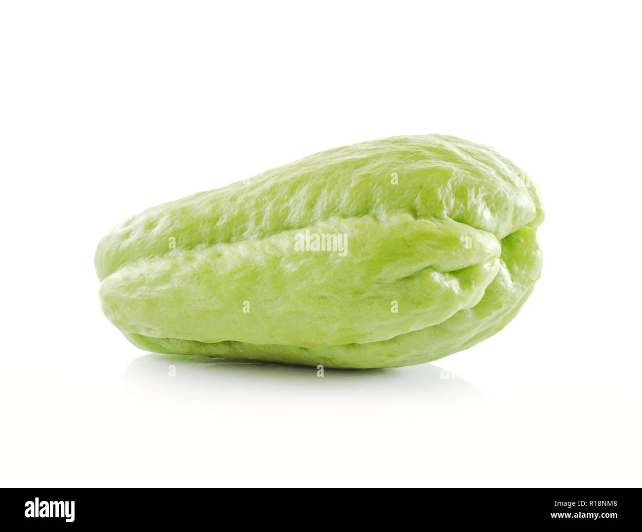 Chayote isolated on white background Stock Photo - Alamy