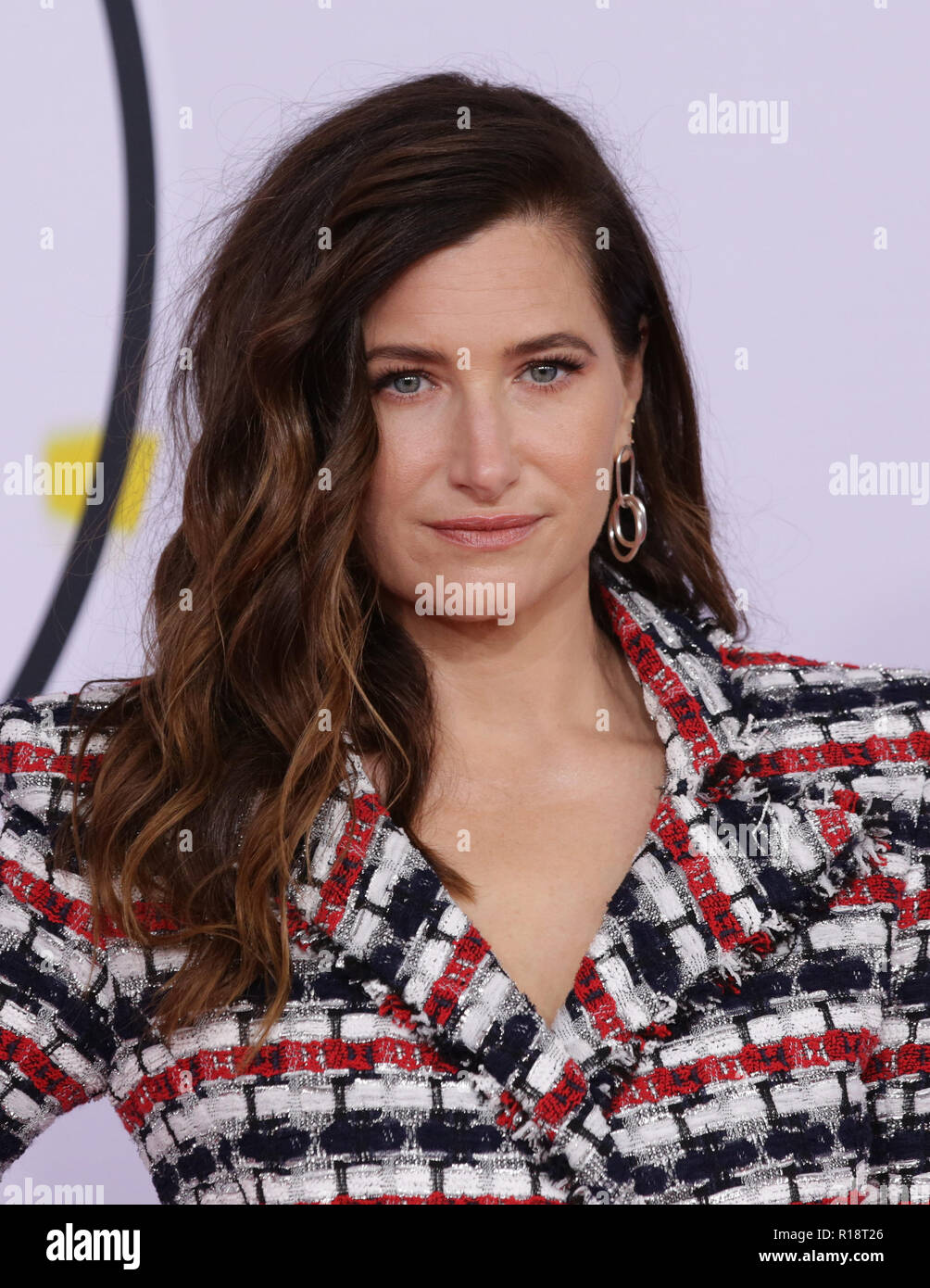 Celebrities attend 2018 American Music Awards Arrivals at Microsoft ...