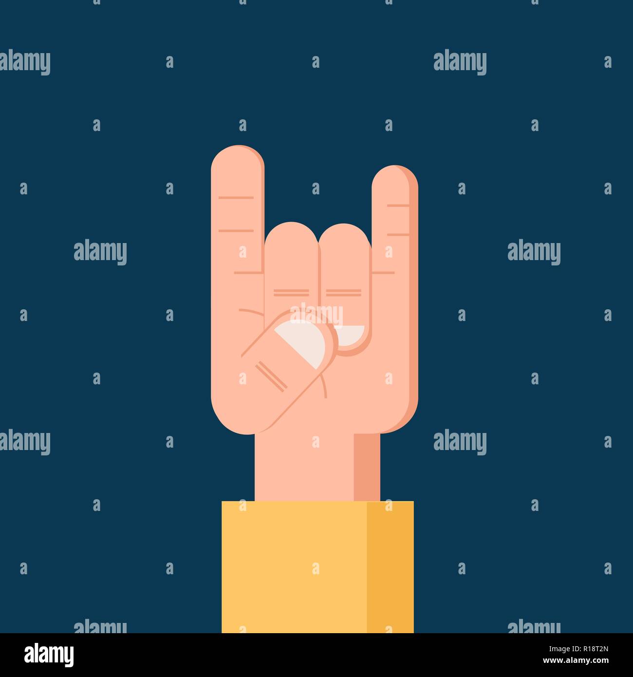 Rock, heavy metal icon. Isolated Vector symbol Stock Vector Image & Art ...