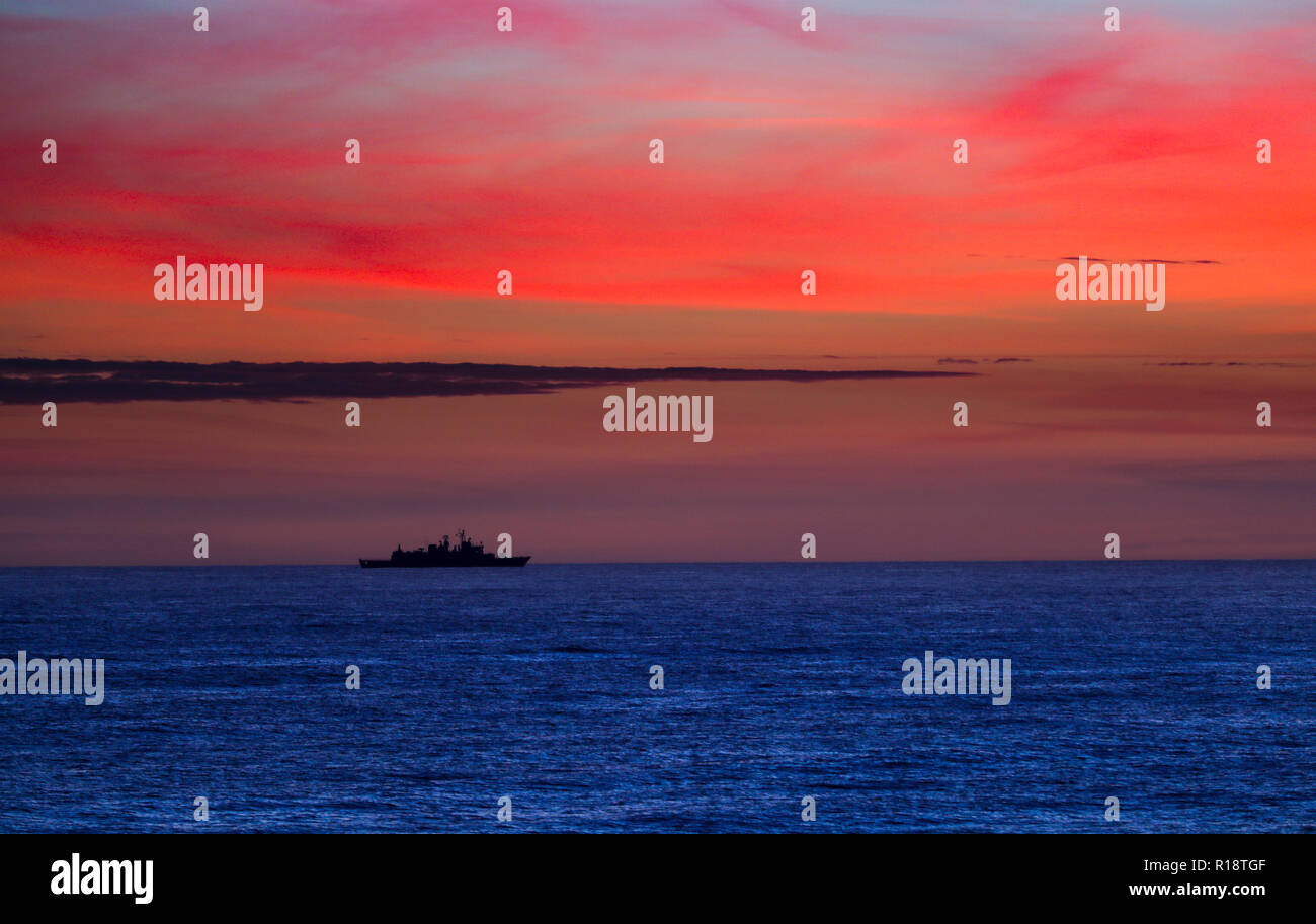 NRP Corte-Real (F332) a Vasco da Gama-class frigate operated by the ...