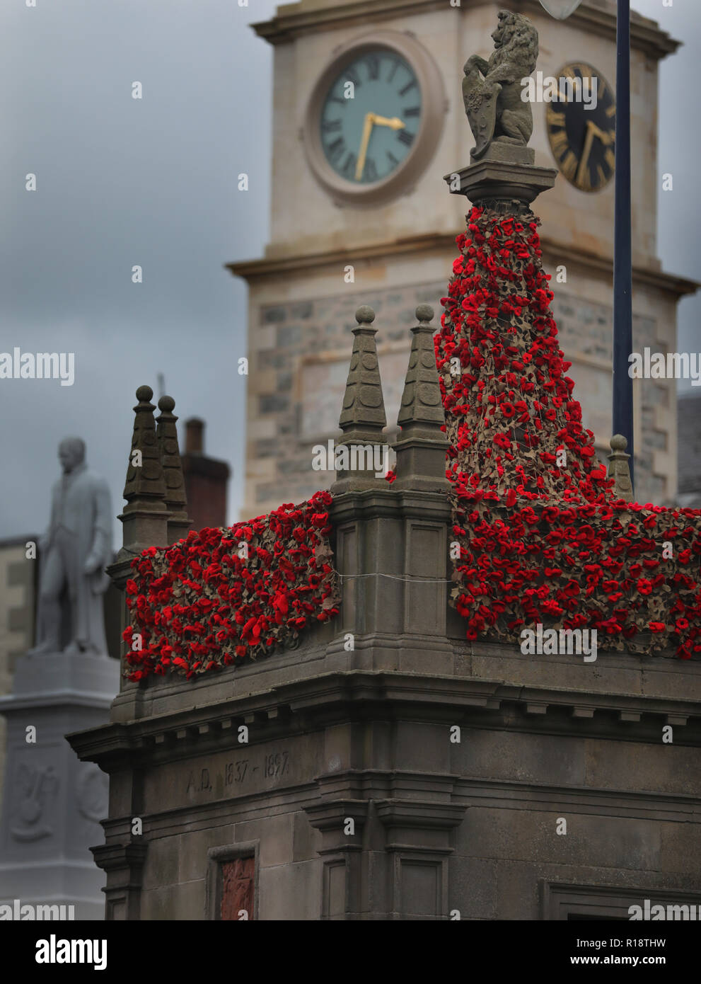 Decorated to commemorate the 100th anniversary of the end of the First ...