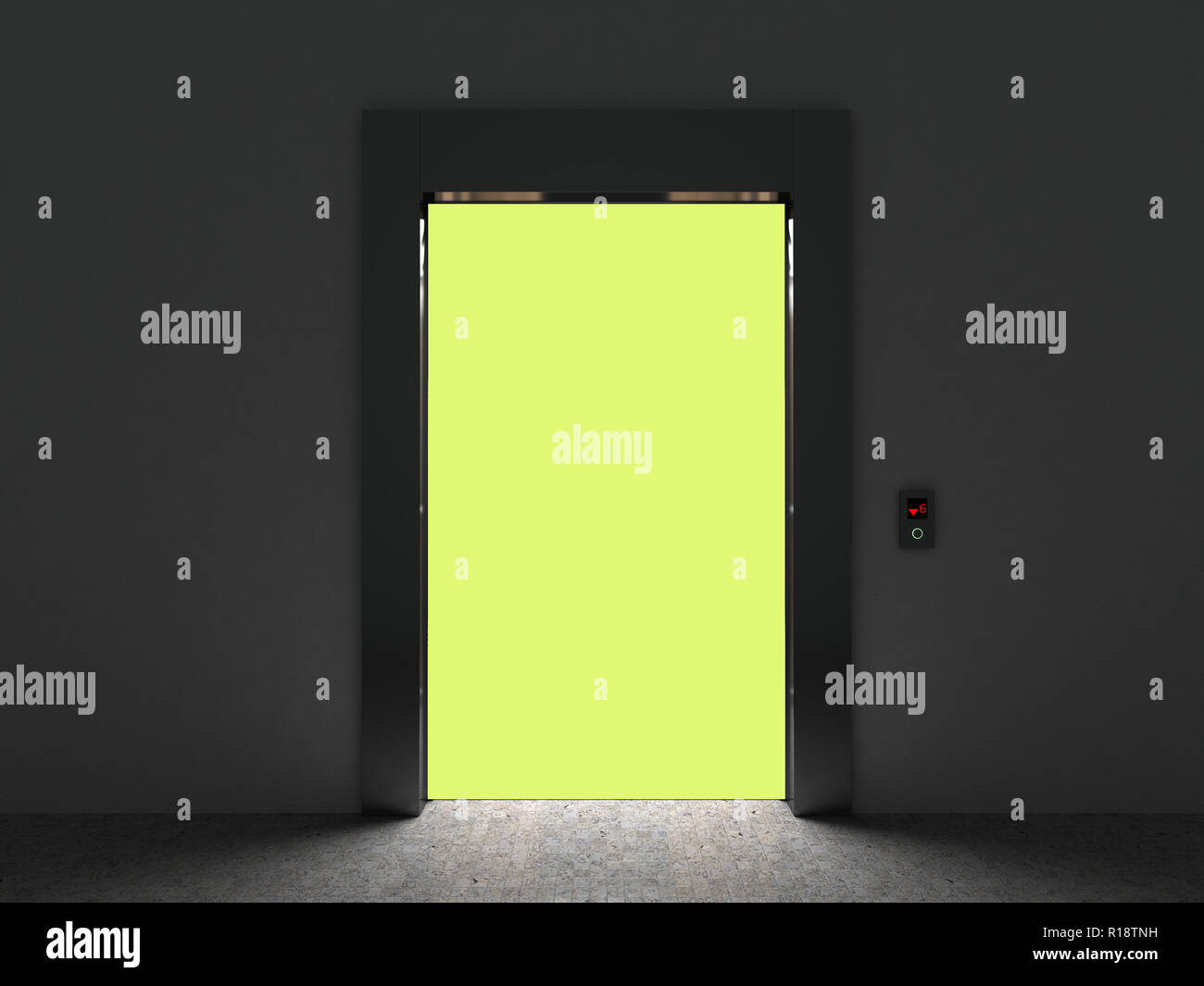 Half open elevator hi-res stock photography and images - Alamy