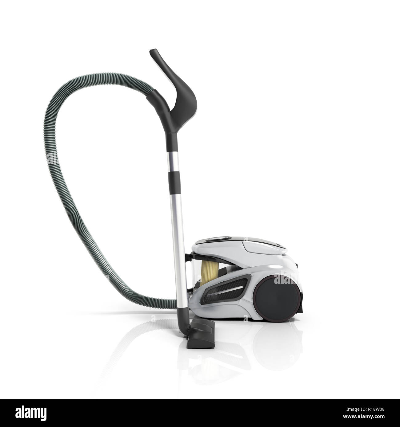 3d render of vacuum cleaner isolated on white background Stock Photo ...