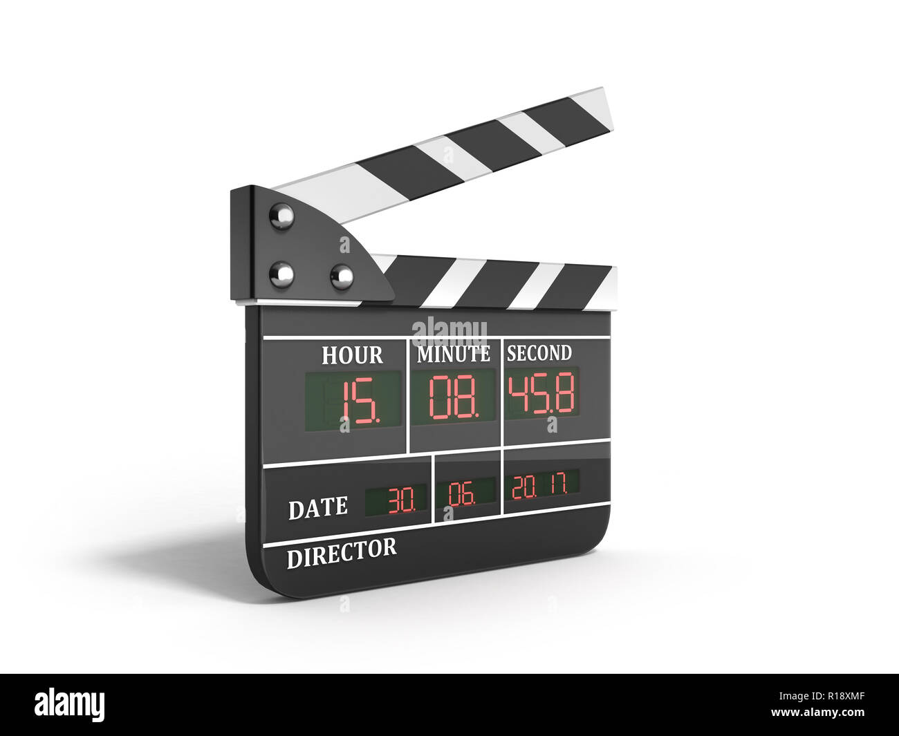 Front clapper board hi-res stock photography and images - Alamy