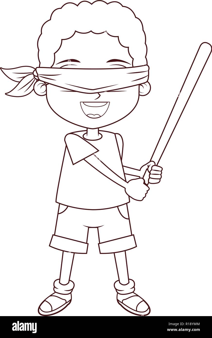 Blindfolded funny Stock Vector Images - Alamy
