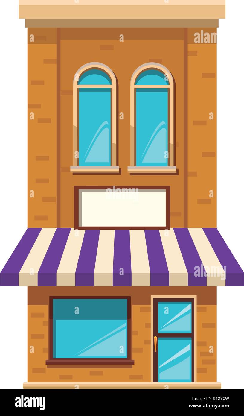 store building cartoon vector illustration graphic design Stock Vector ...