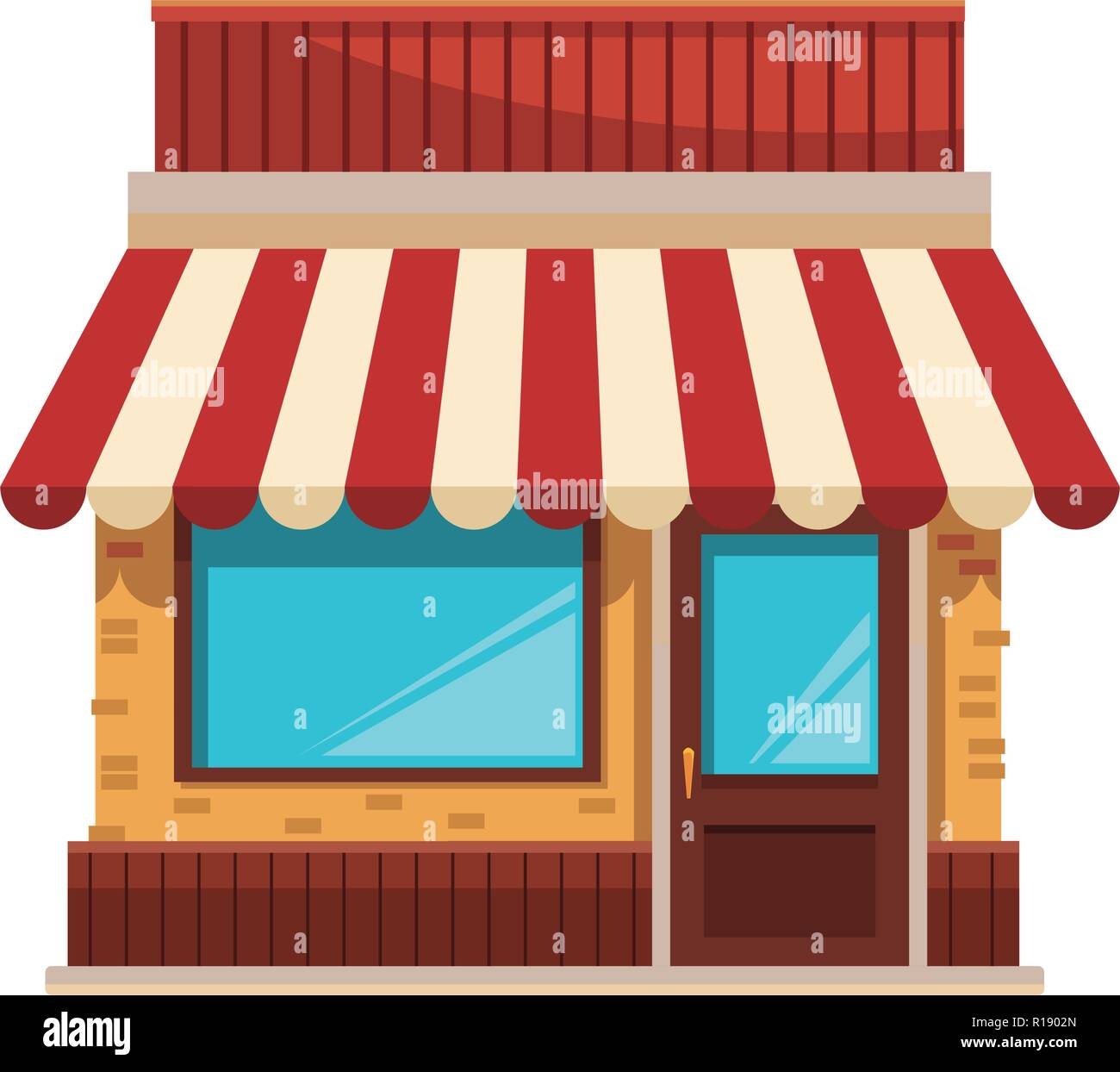 store building cartoon vector illustration graphic design Stock Vector ...