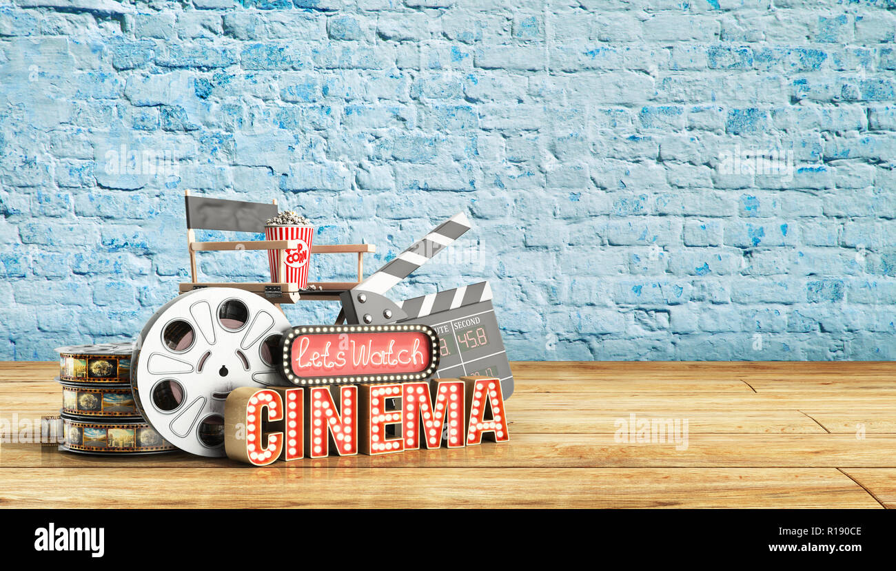 Cinema background hi-res stock photography and images - Alamy