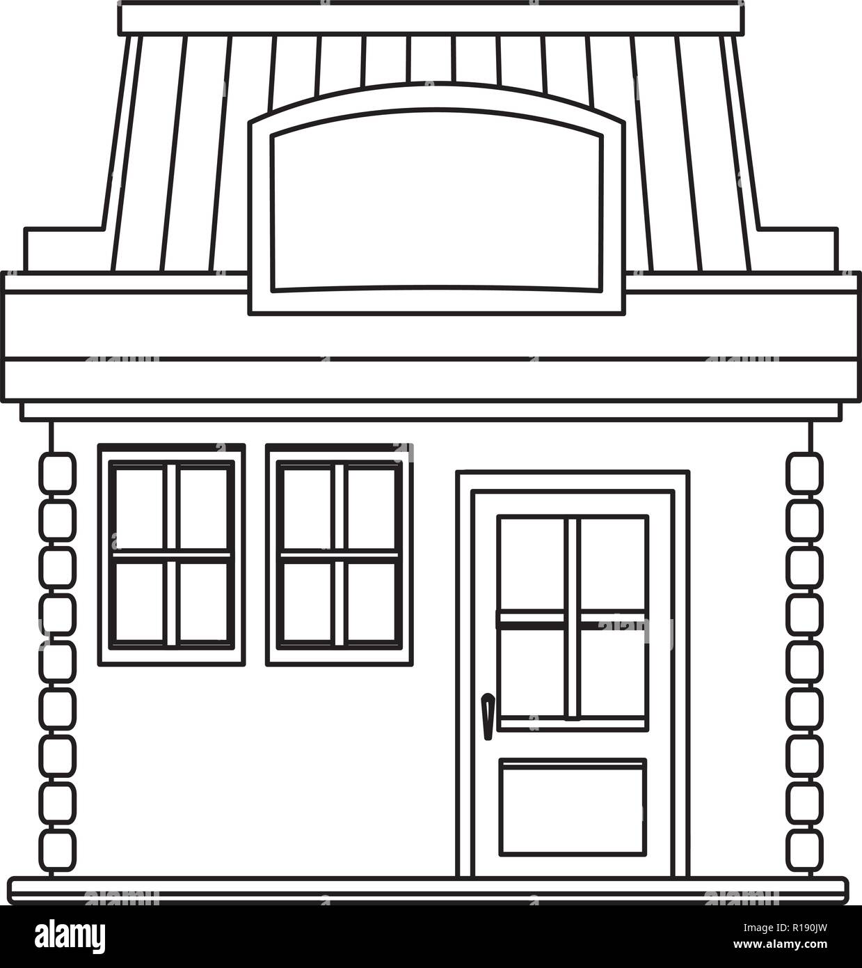 store building cartoon vector illustration graphic design Stock Vector ...