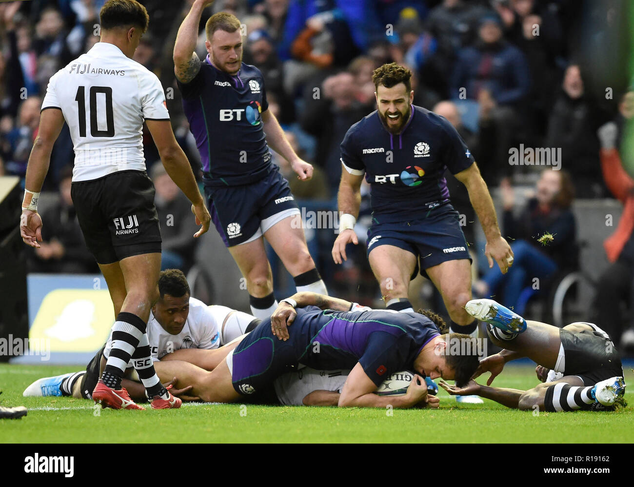To score scotlands four try hi-res stock photography and images - Alamy
